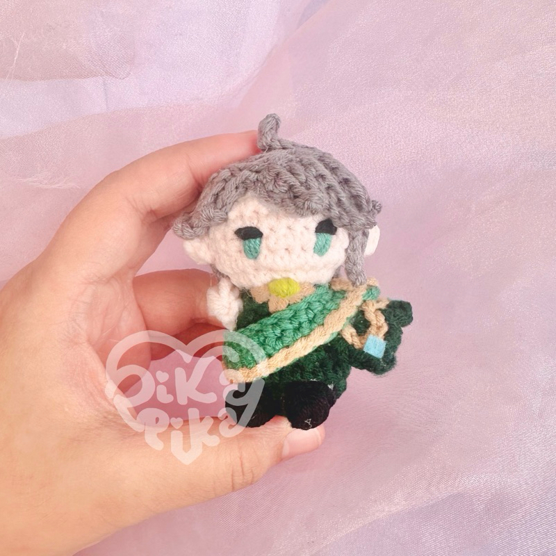 Alhaitham Crochet Chibi Keychain (Genshin Impact) | Shopee Philippines