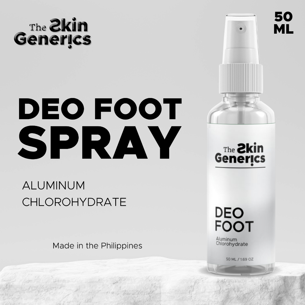 [ FOOT DEODORANT ANTIPERSPIRANT ] SkinGenerics Foot Deodorant Spray ...