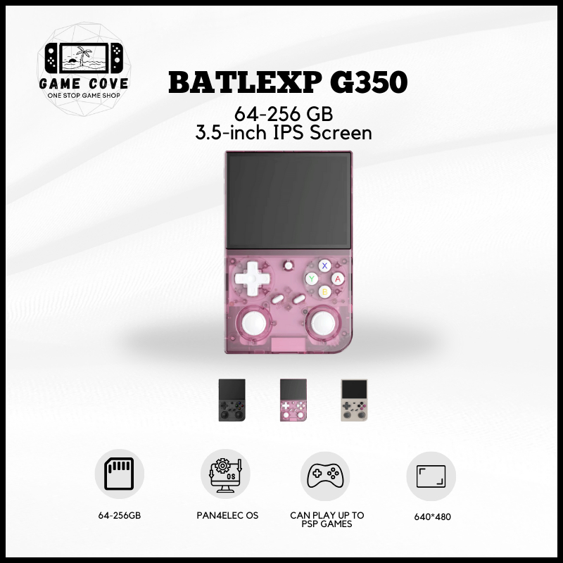 GameCove BATLEXP G350 3.5-Inch Retro Handheld Game Console | Shopee ...