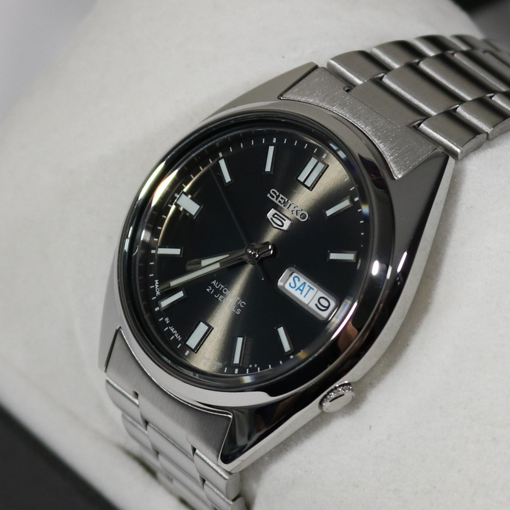 Seiko 5 Automatic Black Dial Stainless Steel SNXS79 Watch SNXS79K1 ...