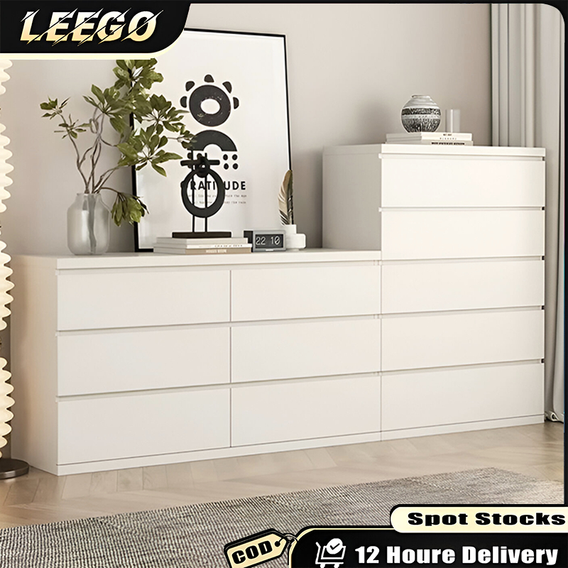 Solid Wood Chest Drawer Cabinet for clothes 4/5 Laye Box Closet Space ...