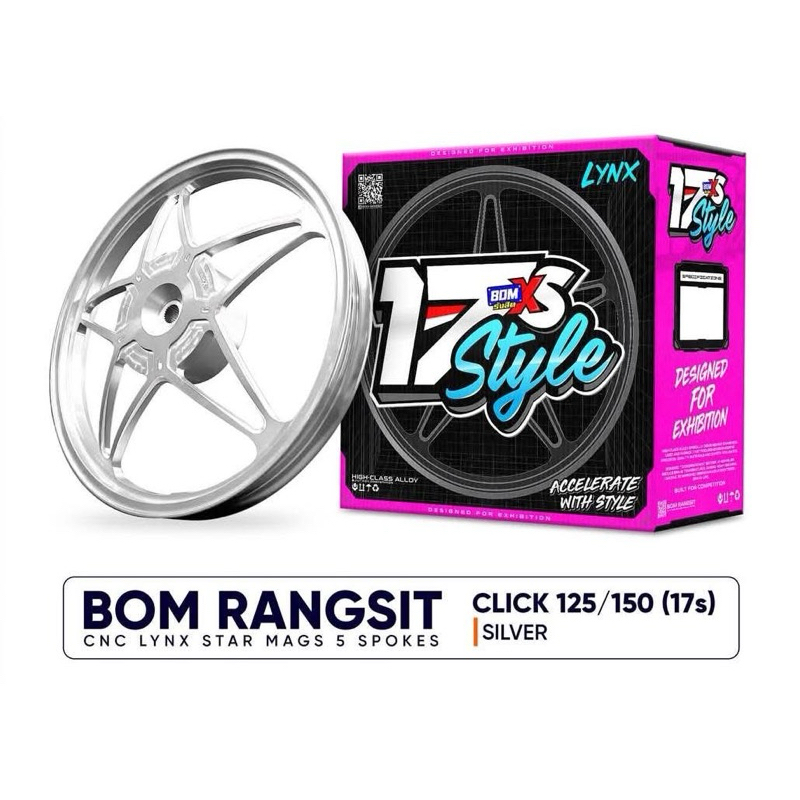 BOM X STAR MAGS 17S FOR CLICK 125/150 | Shopee Philippines