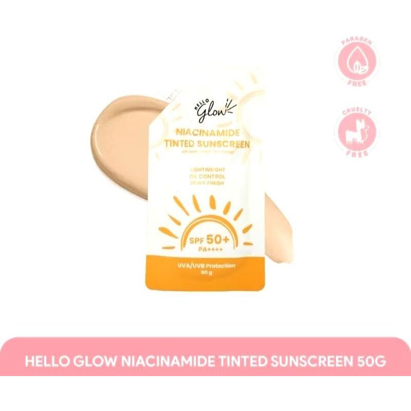Hello Glow Niacinamide Tinted Sunscreen | Shopee Philippines