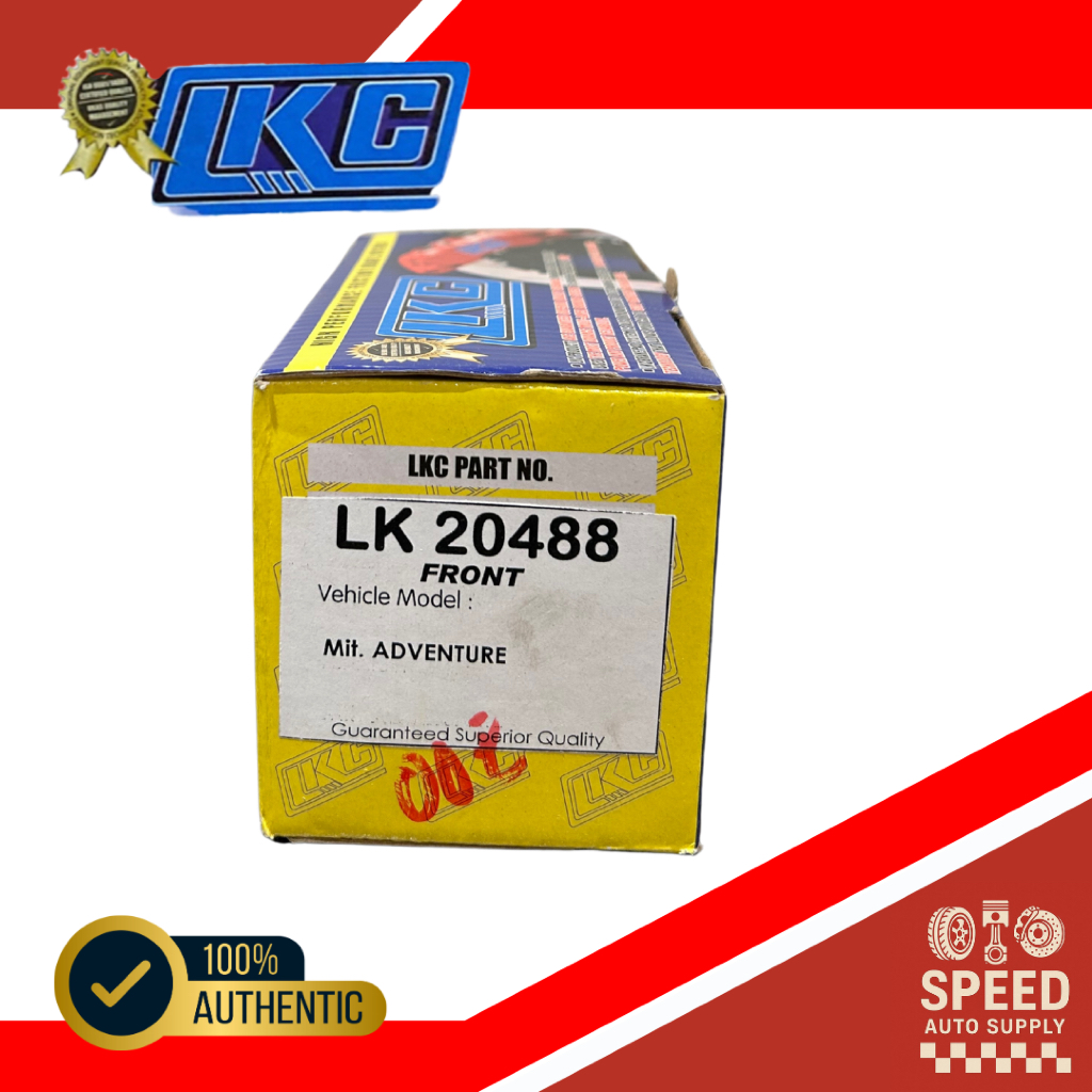 LKC Brake Pad (20488) Front Mitsubishi Adventure | Shopee Philippines