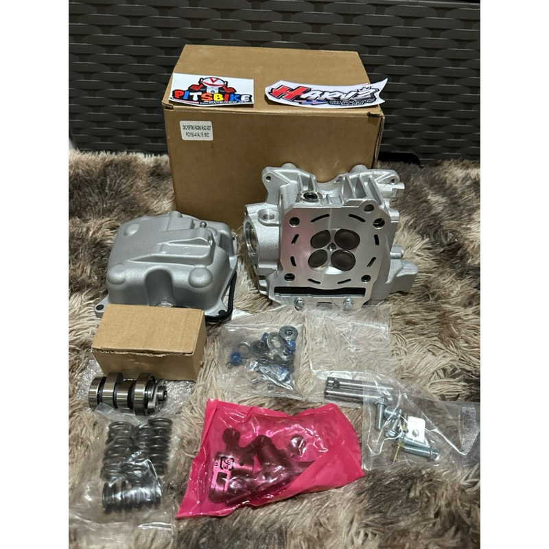 Z5 / PITSBIKE cylinder head assy 4 Valves For Honda Click 125/150 ADV ...