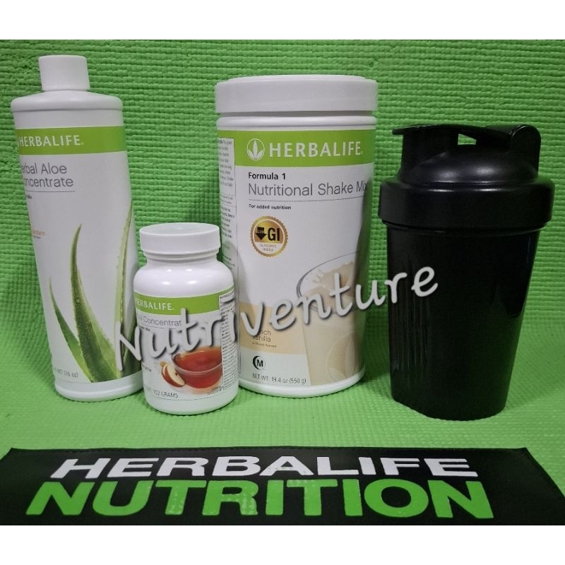 AUTHENTIC Healthy Meal Replacement Pack (Shake, Aloe, Original Tea 51 ...