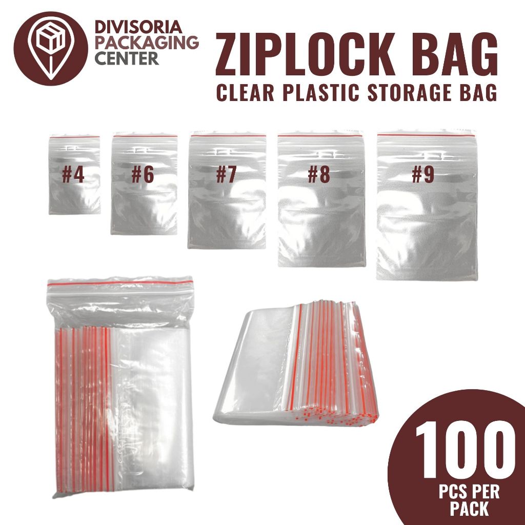 Trigem Resealable Bag - Clear PE Resealable Plastic Bag [Packed by 100 ...