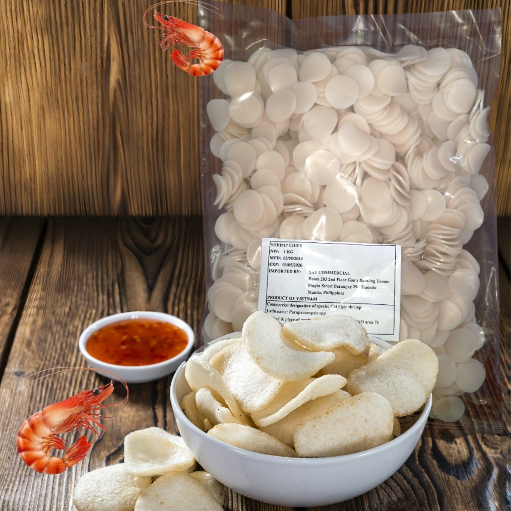 Kropeck/Prawn chips/chicharap/pulutan -1kgs-shrimp crackers | Shopee ...