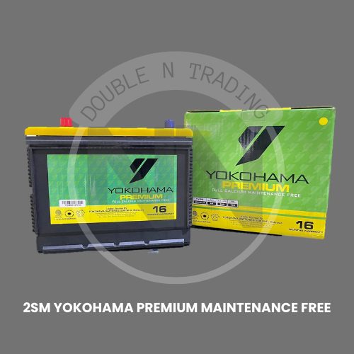 2SM Yokohama Premium Maintenance Free Car Battery Ordinary D26 / N50 ...