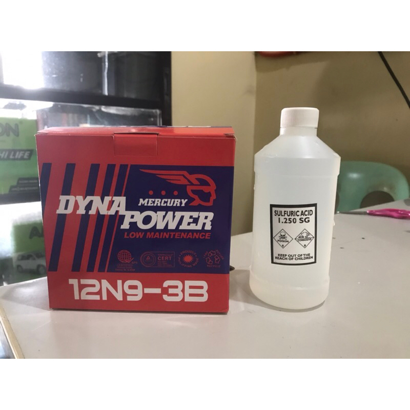 12N9-3B DYNA POWER LOW MAINTENANCE: FREE SOLUTION! | Shopee Philippines