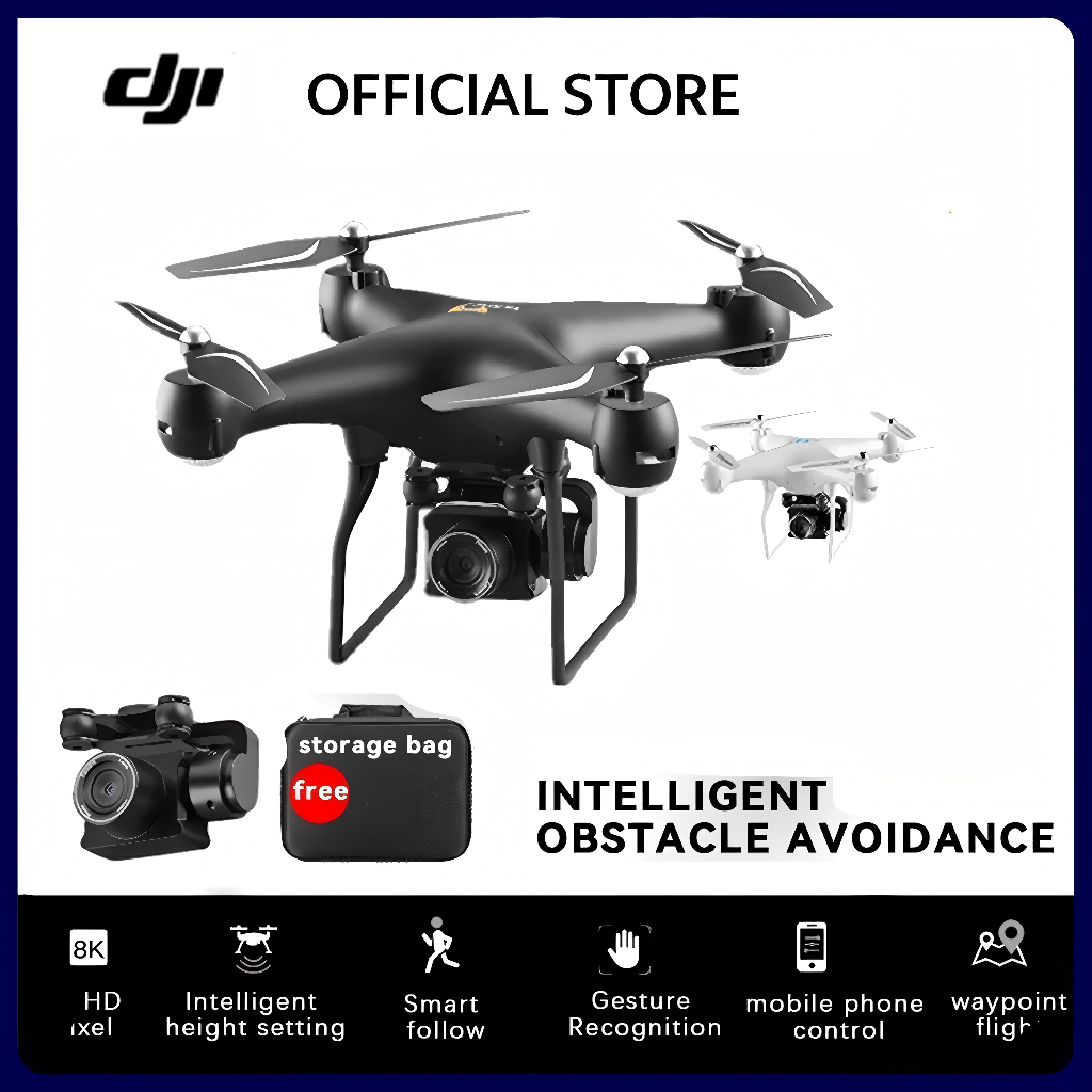 DJI Drone With Camera Drone With 4K Dual Camera Vlogging Drone Camera ...