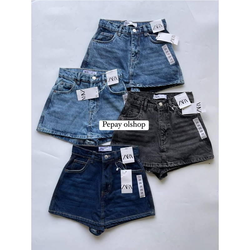 ZR sexy SKORT/Palda short (hard denim non stretch) | Shopee Philippines