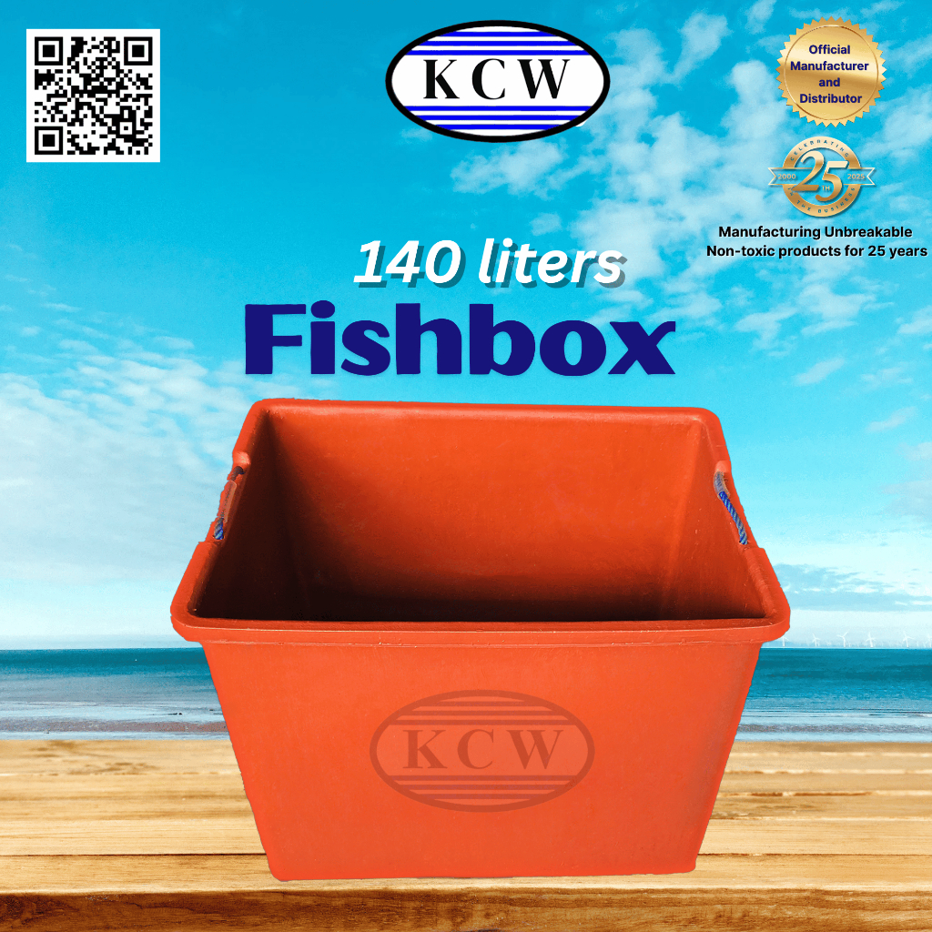 Fish box 140L - Keep your catch fresh with this unbreakable fish box ...