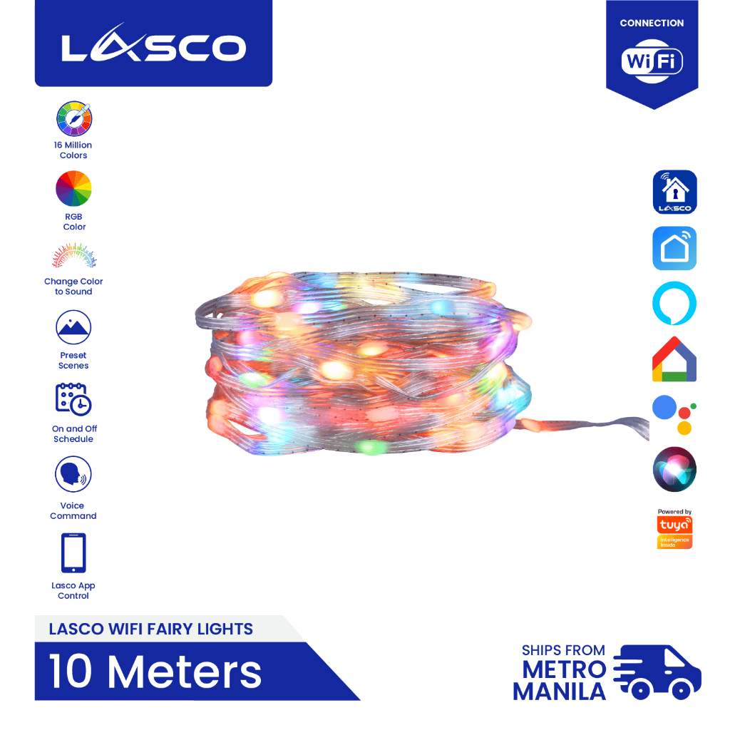 New Arrival Lasco Smart Wifi RGB LED Fairy Lights Version 2 Christmas ...