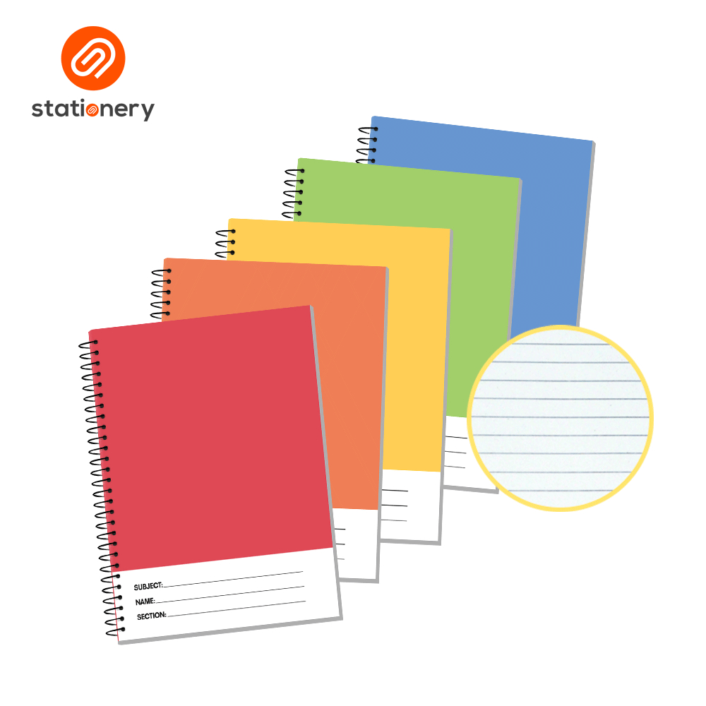 Pastel Colors Spiral Notebook 80lvs Pack of 5 | Shopee Philippines