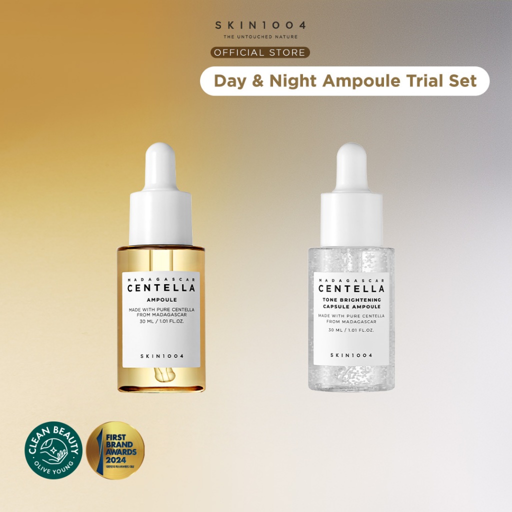 [Day & Night Ampoule Trial Set] Centella Ampoule 30ml + Tone ...