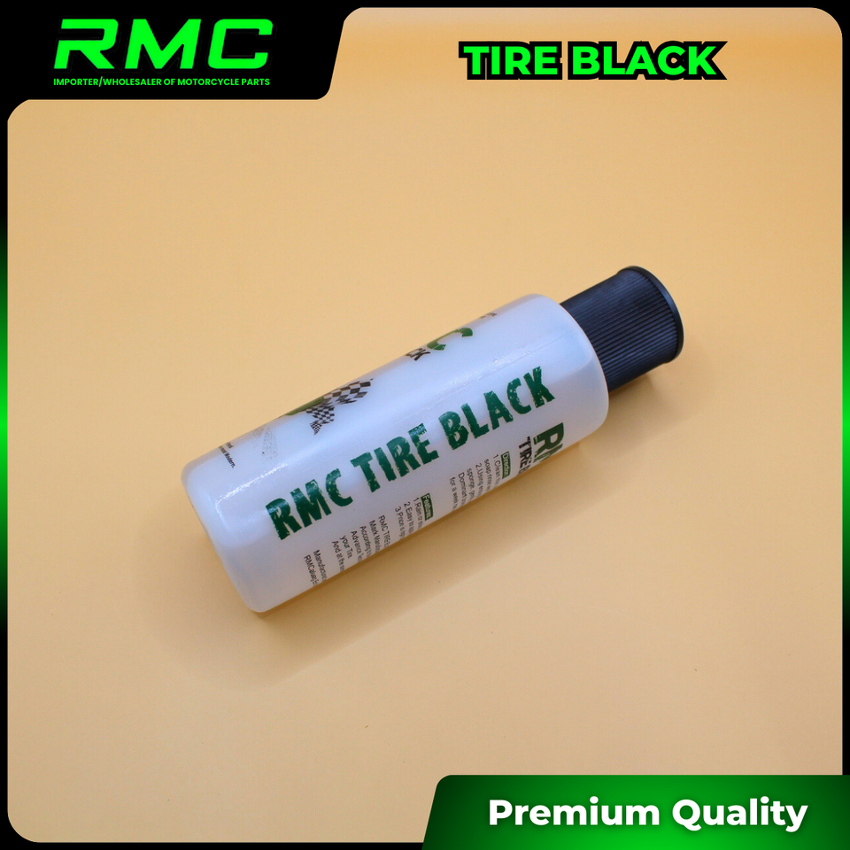 RMC MOTORCYCLE TIRE BLACK 100ML (UNIVERSAL) | Shopee Philippines