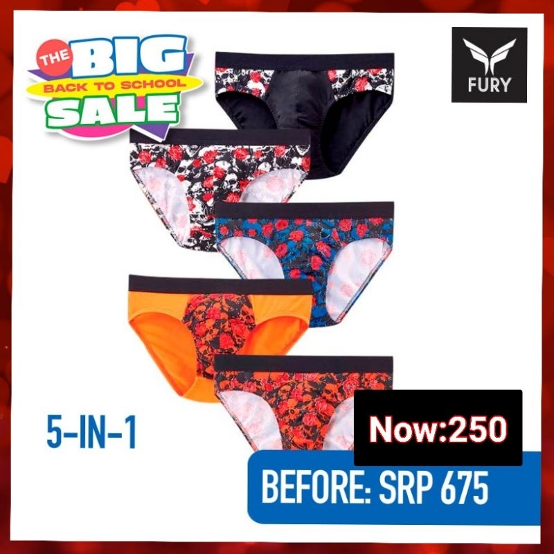 MSE Men's 5 In 1 Bikini Brief | Shopee Philippines