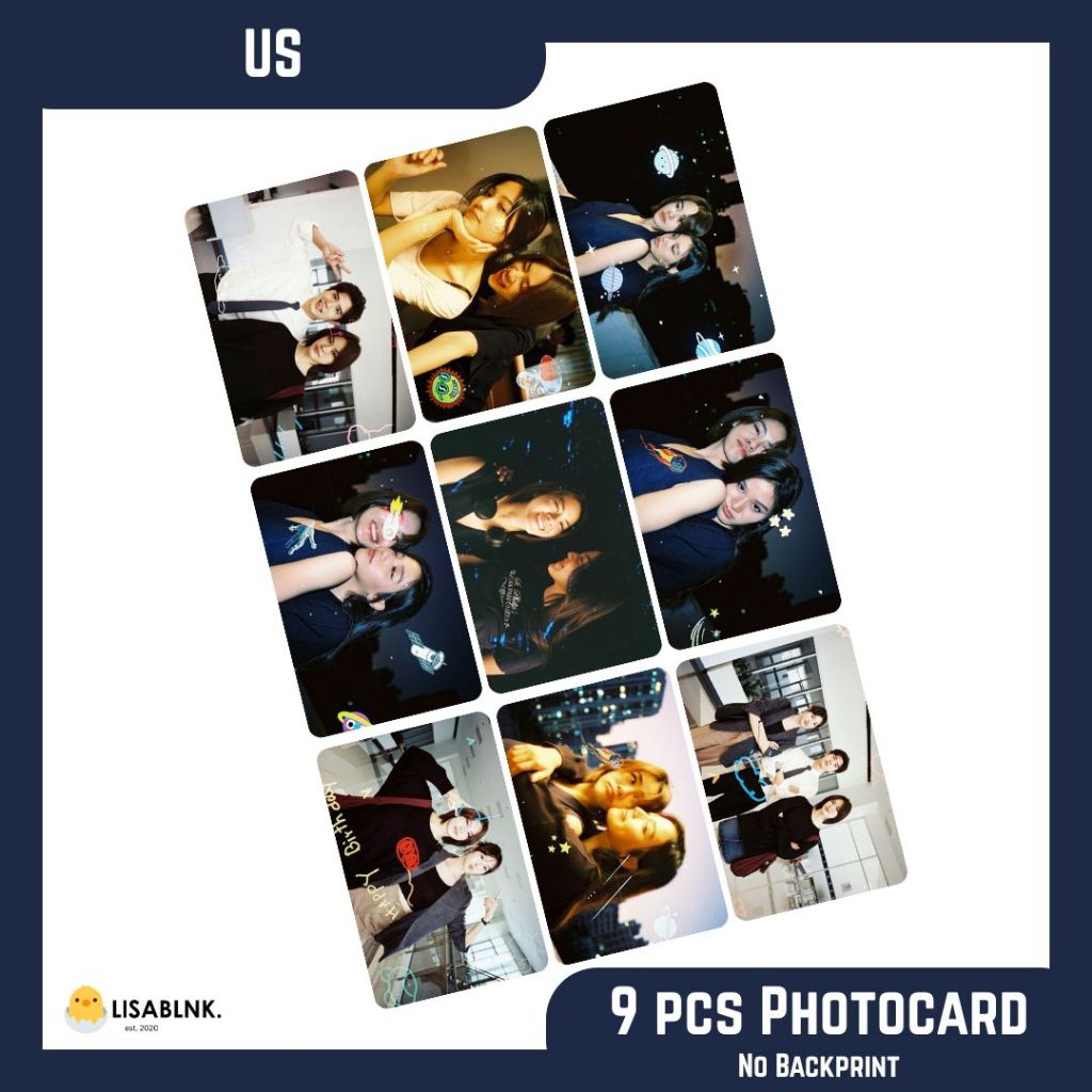 GMMTV GL Thai Us The Series Emi Bonnie Fanmade Photocard Set | Shopee ...