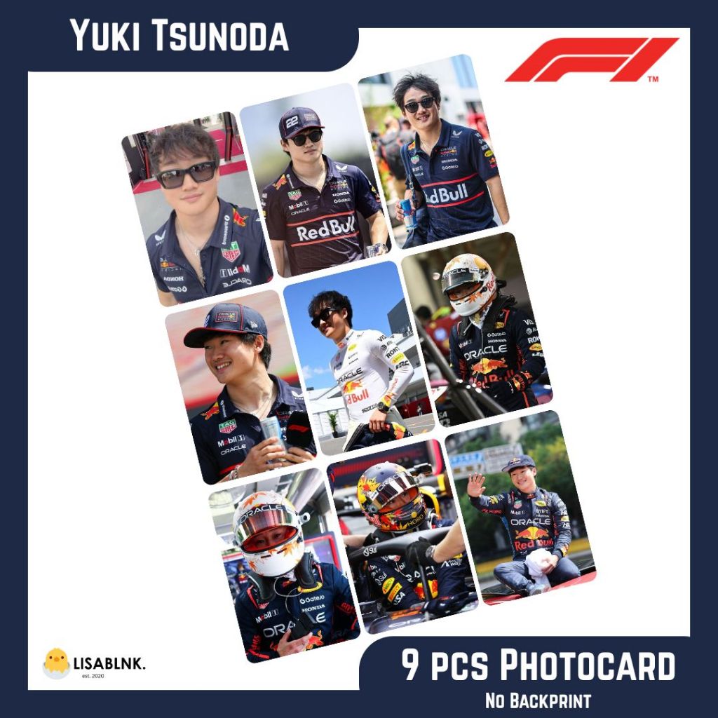 F1 Driver Yuki Tsunoda Fanmade Photocard | Shopee Philippines