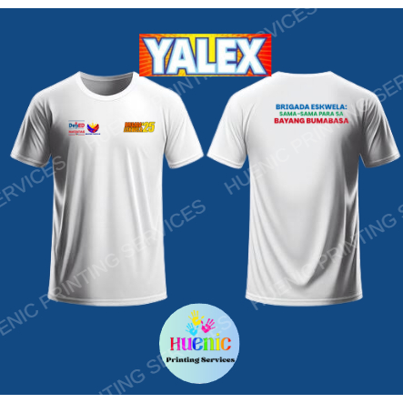 BRIGADA ESKWELA 2025 TSHIRT WHITE YALEX ACTIVE LIFE ROUND NECK | Shopee ...