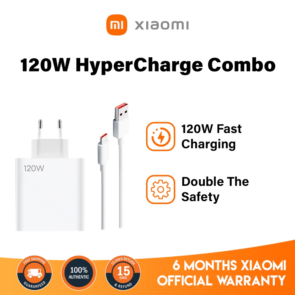 Xiaomi 120W HyperCharge Combo（Type-A）EU Smart Protection More ...