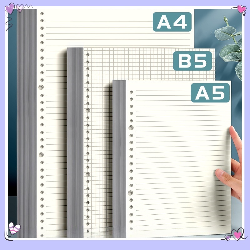 Loose Leaf Notebook Refill Spiral Binder Inner Page Notepad Paper ...