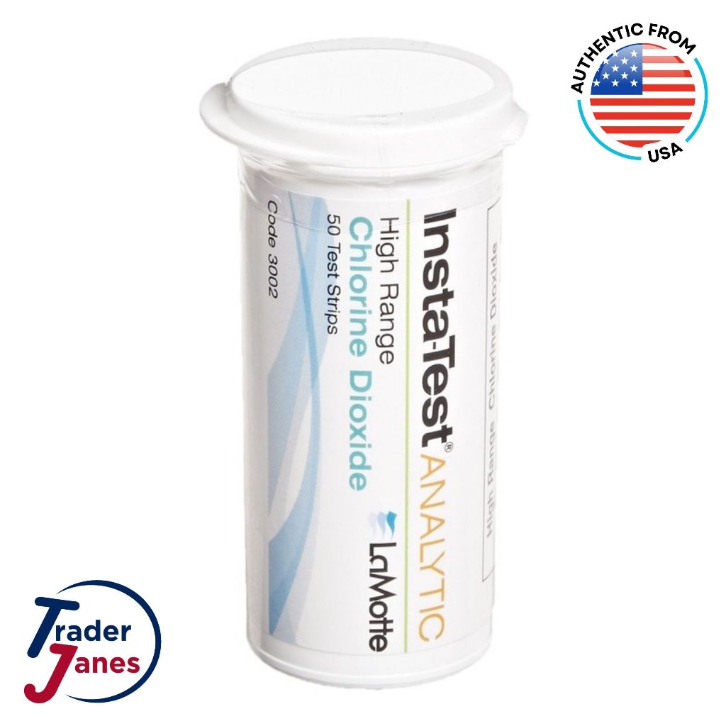 LaMotte Insta-Test Analytic (3002) High Range Chlorine Dioxide, 50 Test ...