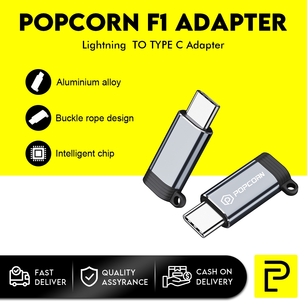 Popcorn USB C Adapter, Support Charging & Data Transfer,Type C Charger ...