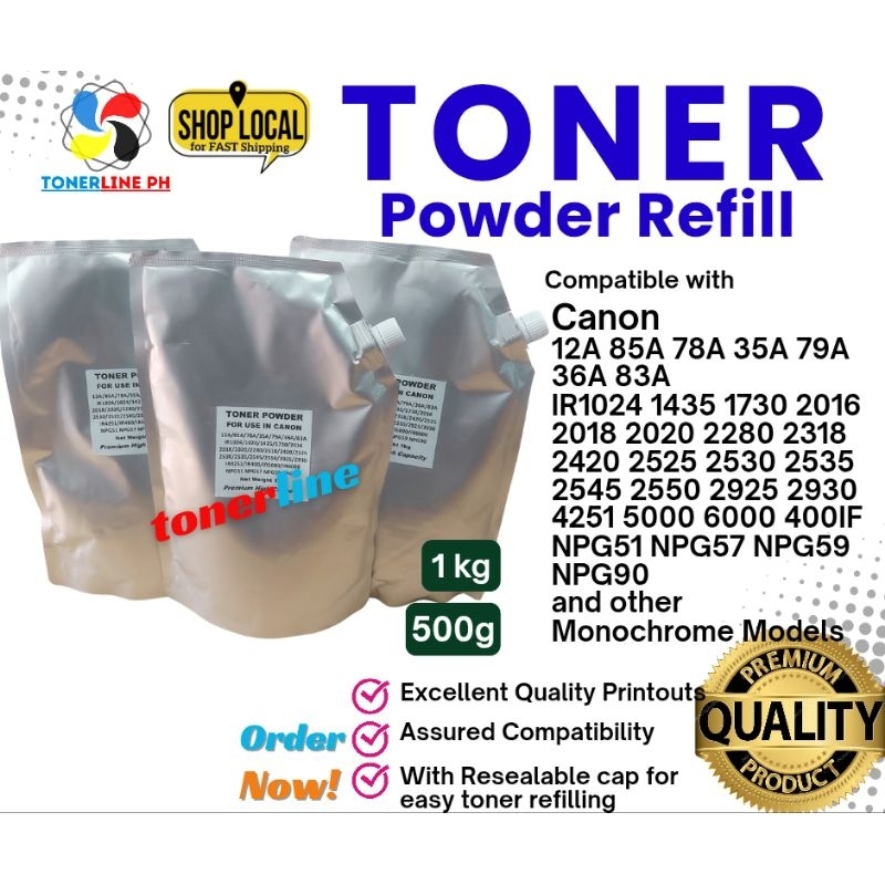 Japan Canon Toner Powder Compatible Universal IR2525 6050 2016 IR1024 ...