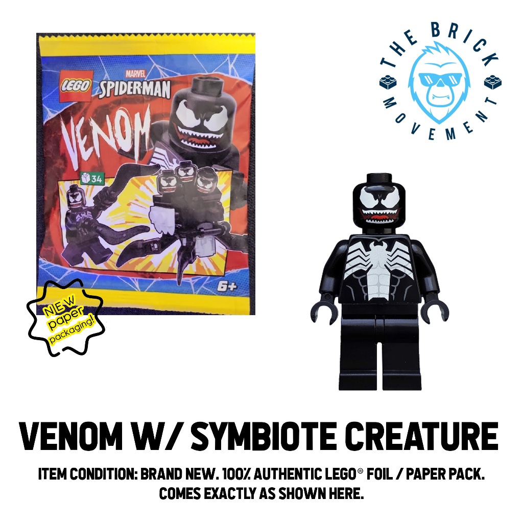 MARVEL Venom w/ Symbiote Creature Foil / Paper Pack | Shopee Philippines