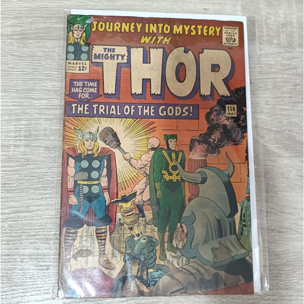 Journey into Mystery Thor #116 GD minus condition (split cover ...