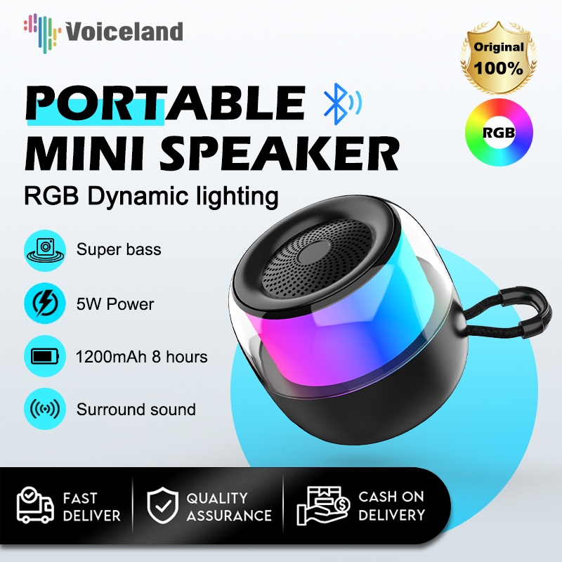 MAIKET Mini Speaker Bluetooth Small Size Original Portable Super Bass ...