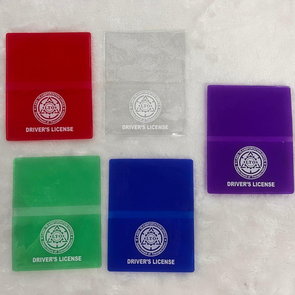 2-SLOT LEATHER DRIVER'S LICENSE ID CARD HOLDER | Shopee Philippines