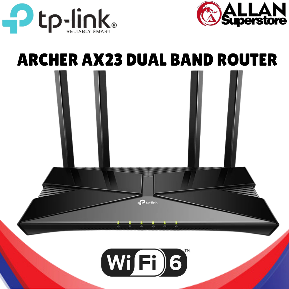 TPLINK Archer AX23 AX1800 Dual-Band Wi-Fi 6 Router TP-LINK | TP LINK ...