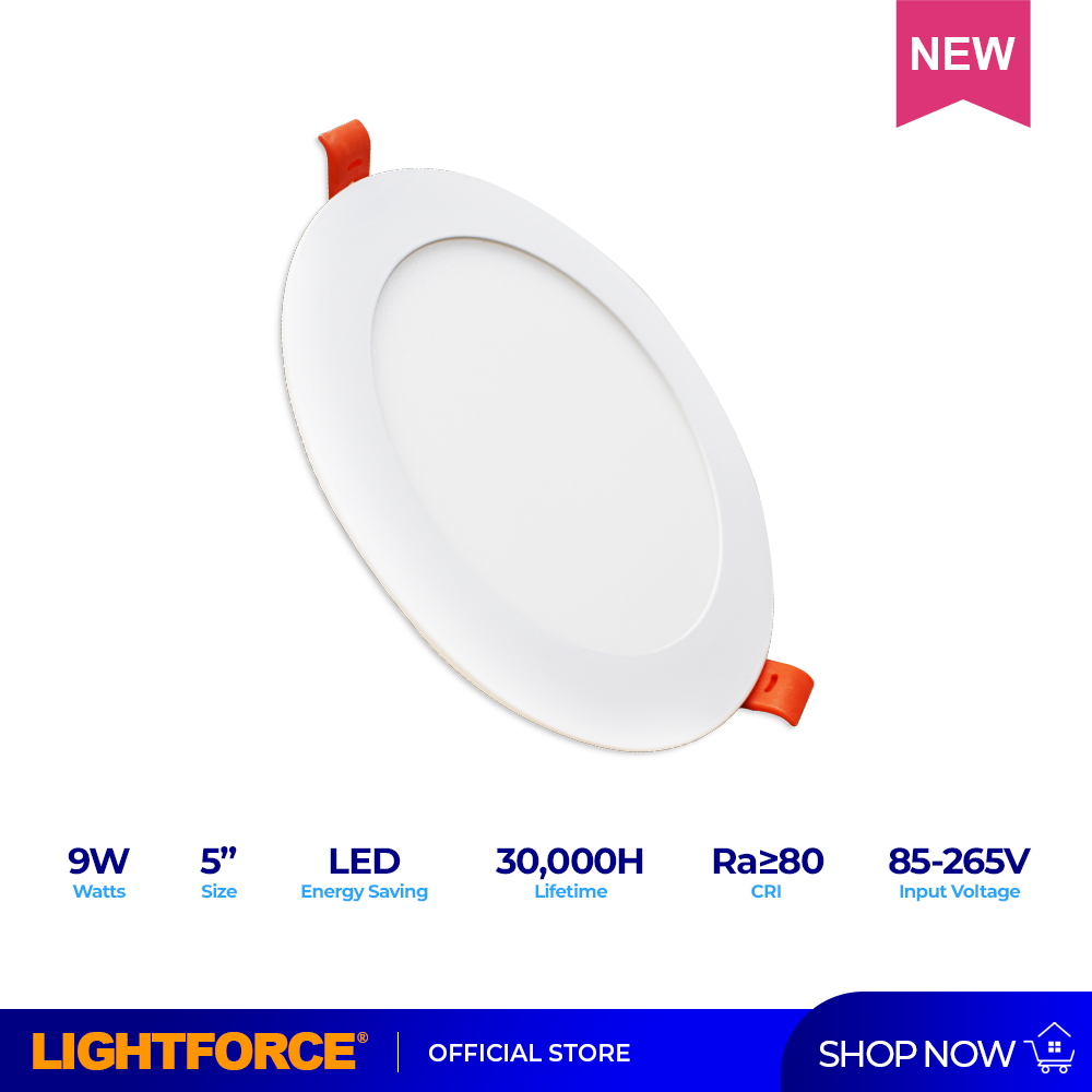 Lightforce LED SUPERFLAT ESSENTIAL 9W RD 5 inches Tricolor | Shopee ...