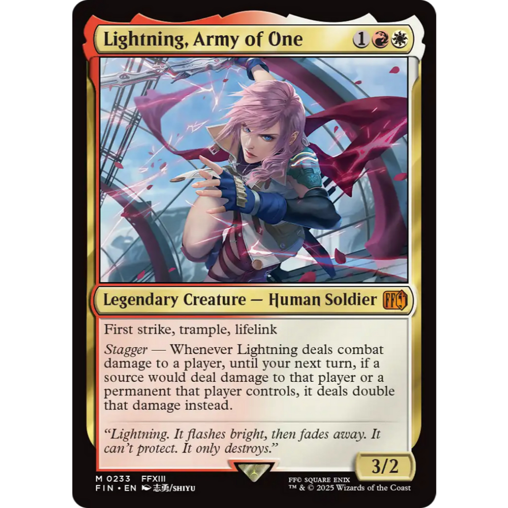 Lightning, Army of One fin MTG Proxy | Shopee Philippines