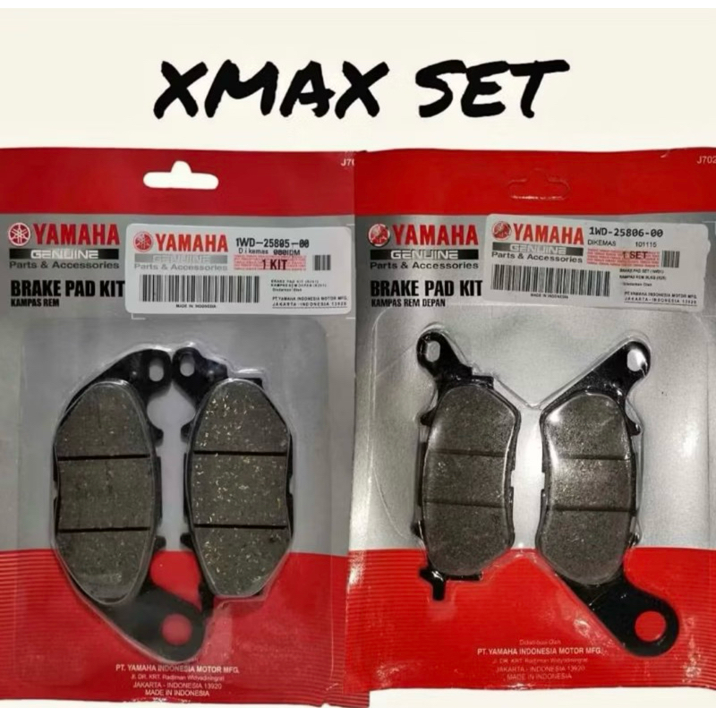 YAMAHA XMAX BRAKE PAD SET, R3 V1/V2/V3, MT-25, MT-03, R25 | Shopee ...