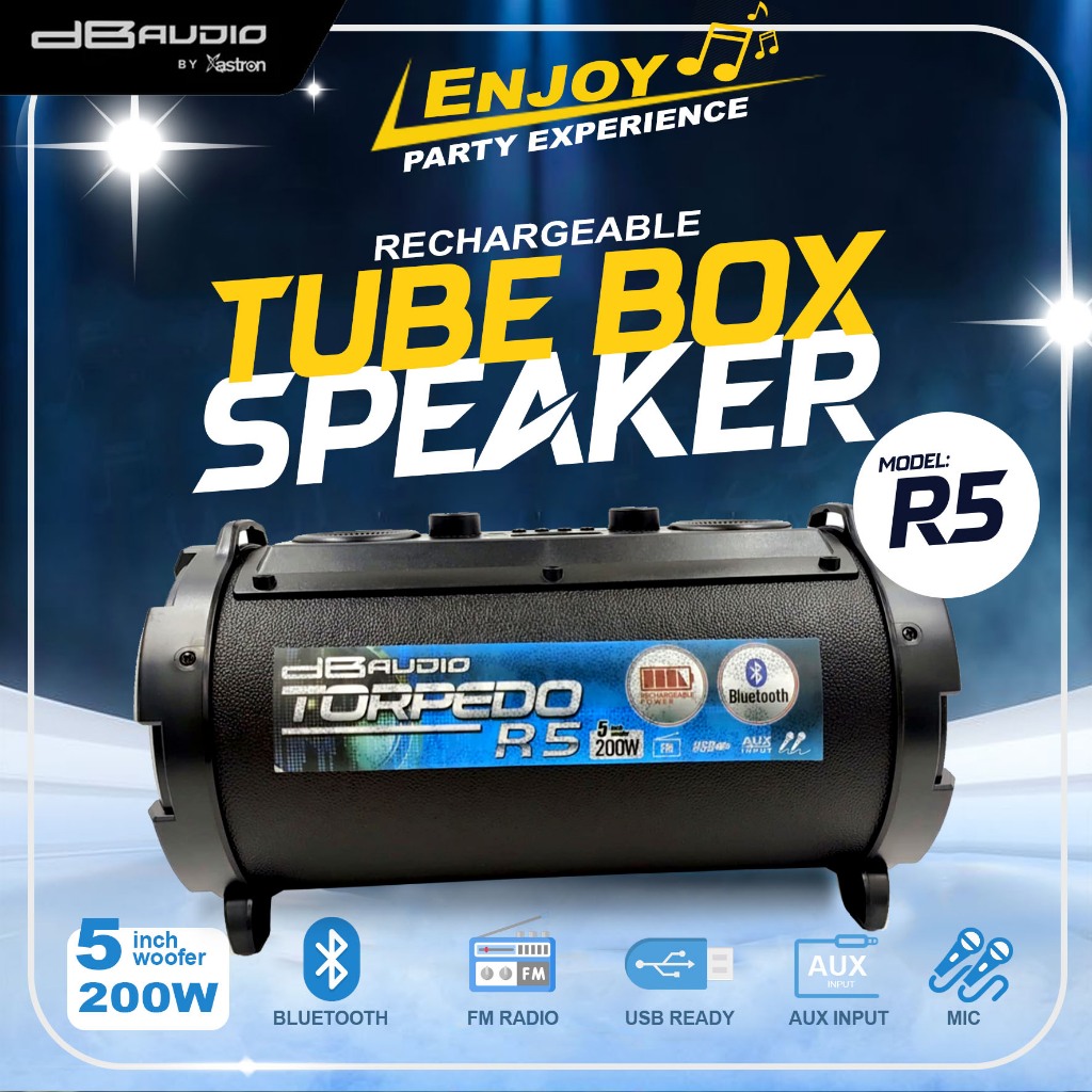 MEO dbAudio Torpedo R5 5inch Woofer 200W Wireless Bluetooth ...