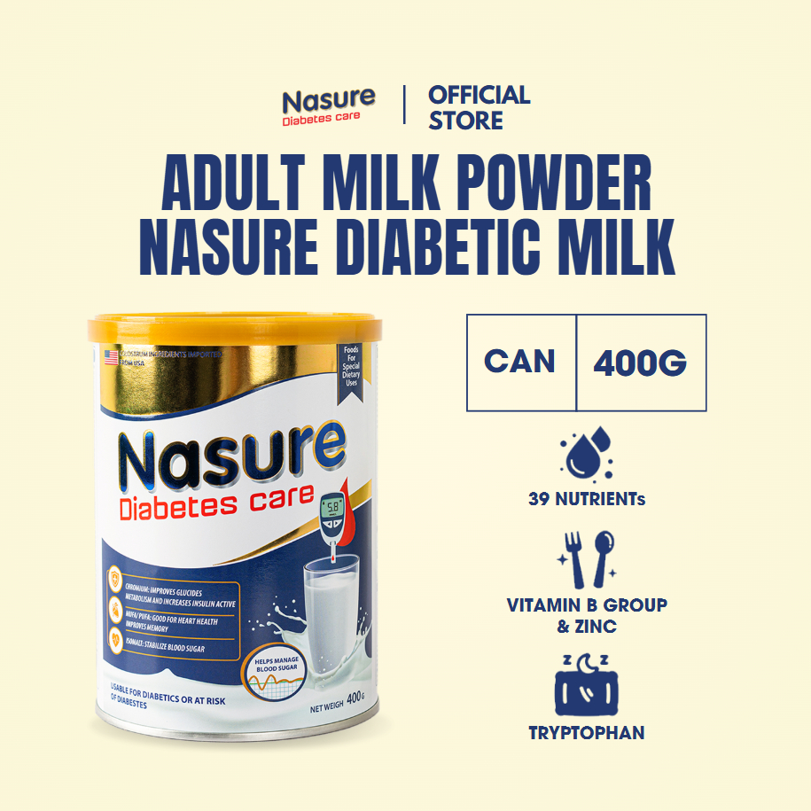 Nasure Milk Diabetes Supplement 400g - Nasure Milk for Diabetic ...