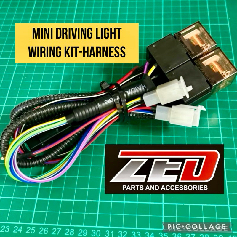 Mini Driving Light Wiring Kit-Harness Easy Install Plug And Play ...