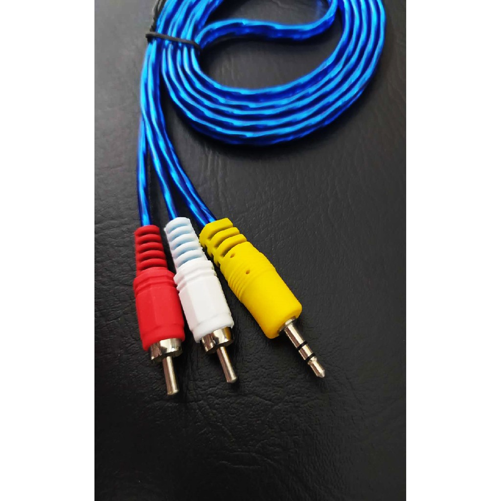 VGL 1X2 1.5M RCA JACK CABLE WIRE FOR TV/DVD/SPEAKER/AMPLIFIER COD BNN ...