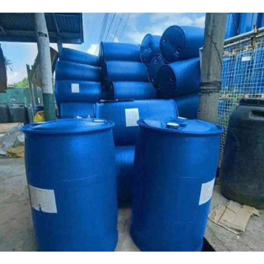 Original Brand Blue/Gray Drum Heavy Duty plastic 200 Liters Capacity ...