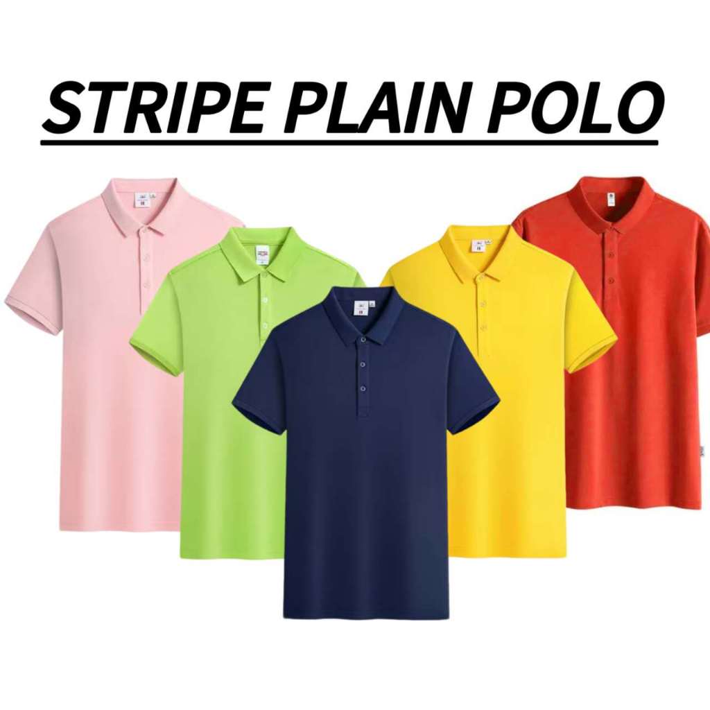 Summer new polo Drifit shirt short-sleeved men's solid color stand-up ...