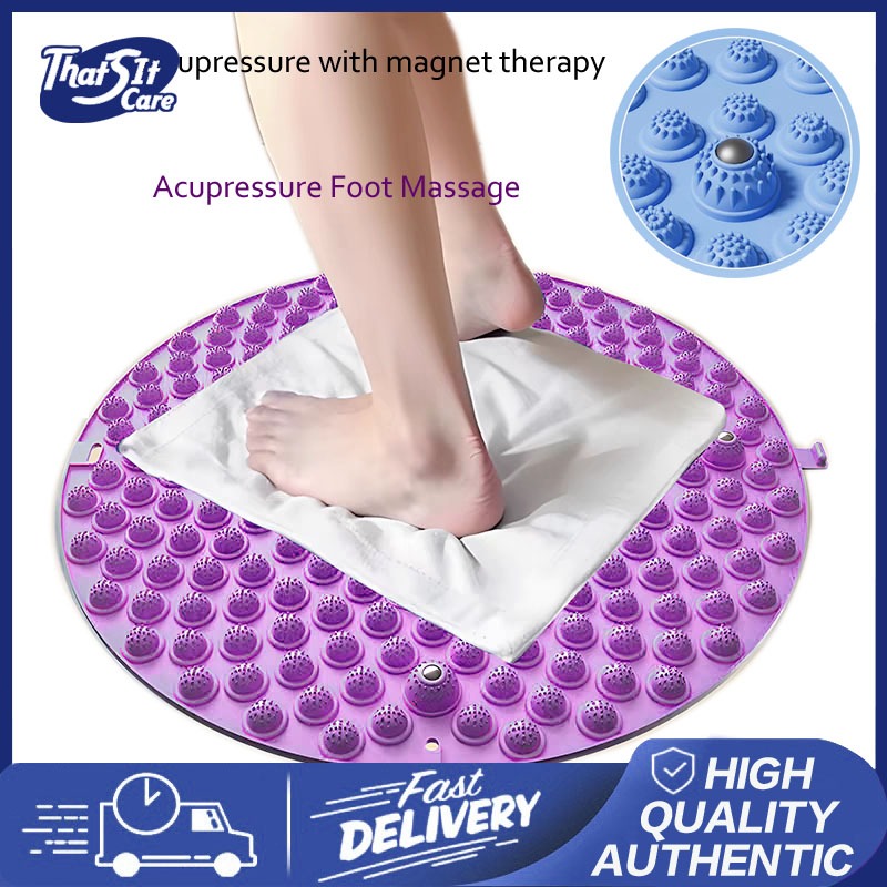 Pad Acupressure Mat Foot Massage Mat Therapy Acupressure Disc Massage ...