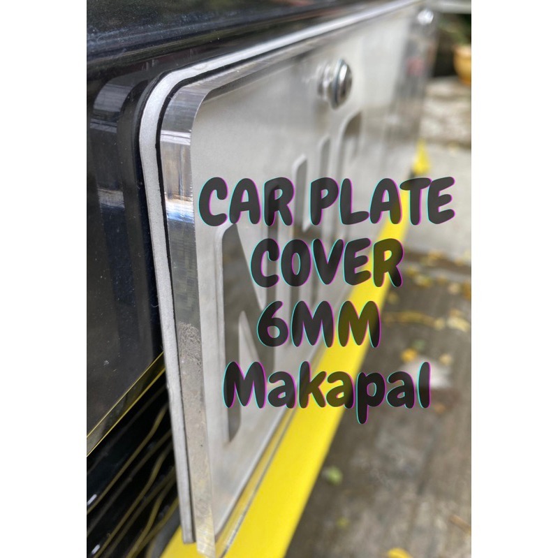 Plate Cover For Car Clear 6MM super kapal | Shopee Philippines