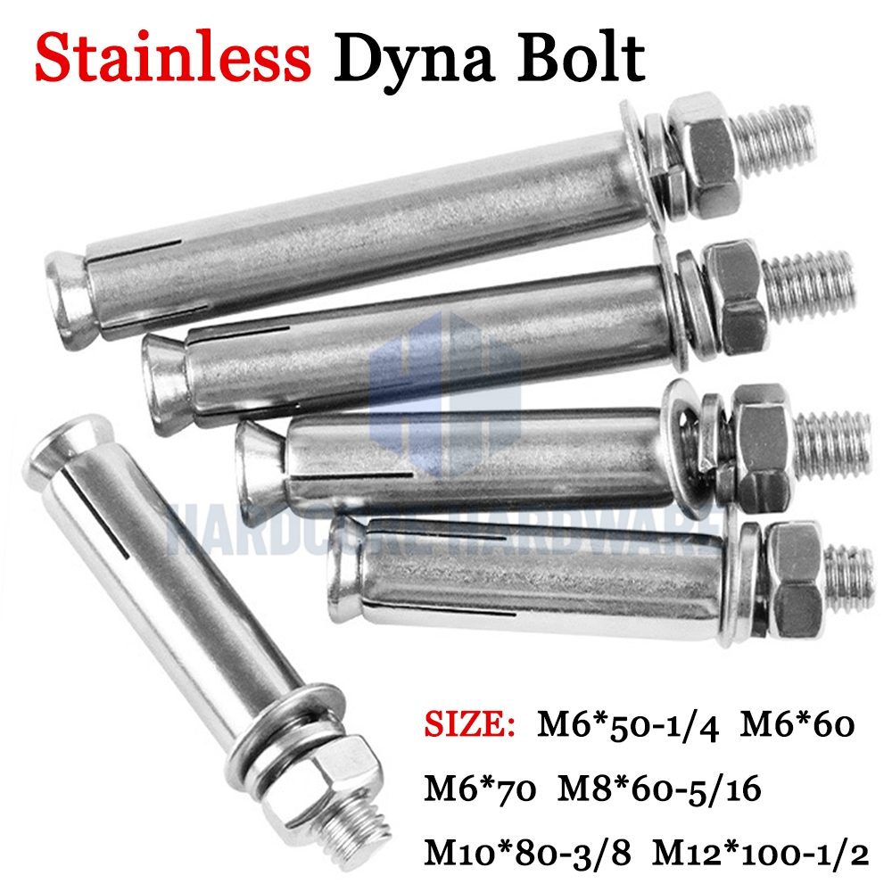 Stainless Dyna Bolt Stainless Expansion Bolt Dya Bolt Sleeve Anchor M6 ...