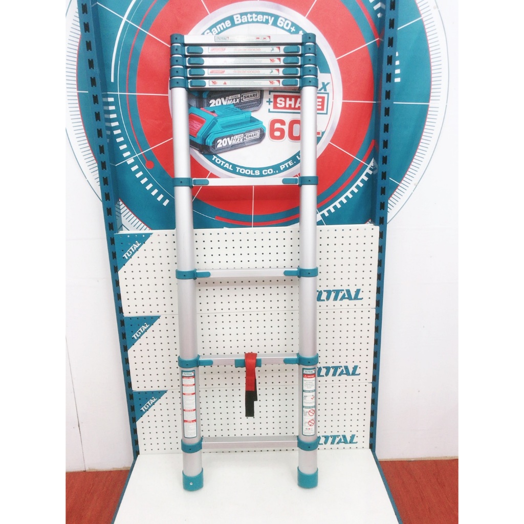 Total 8-Step Telescopic Ladder – Model THLAD08081 (Industrial Grade ...