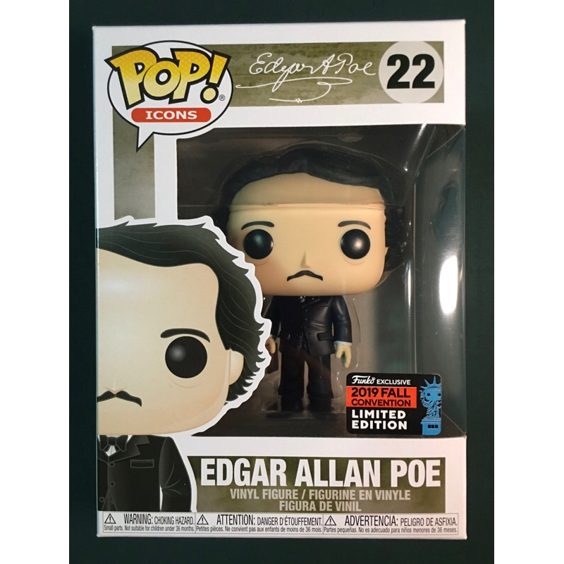 Edgar Allan Poe- Edgar Allan Poe 2019 Fall Convention Exclusive (Funko ...