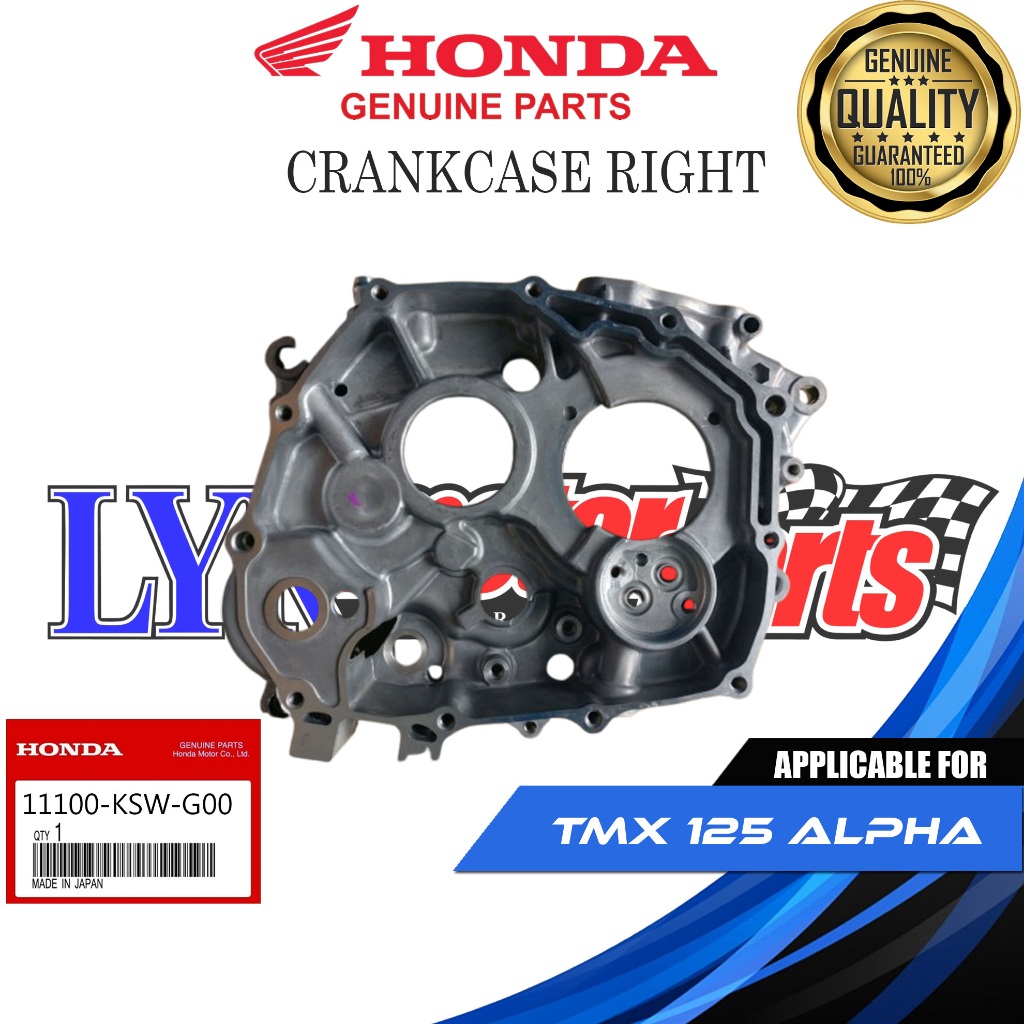 HONDA GENUINE CRANKCASE RIGHT FOR TMX 155 ALPHA || 11100-KSW-G00 ...